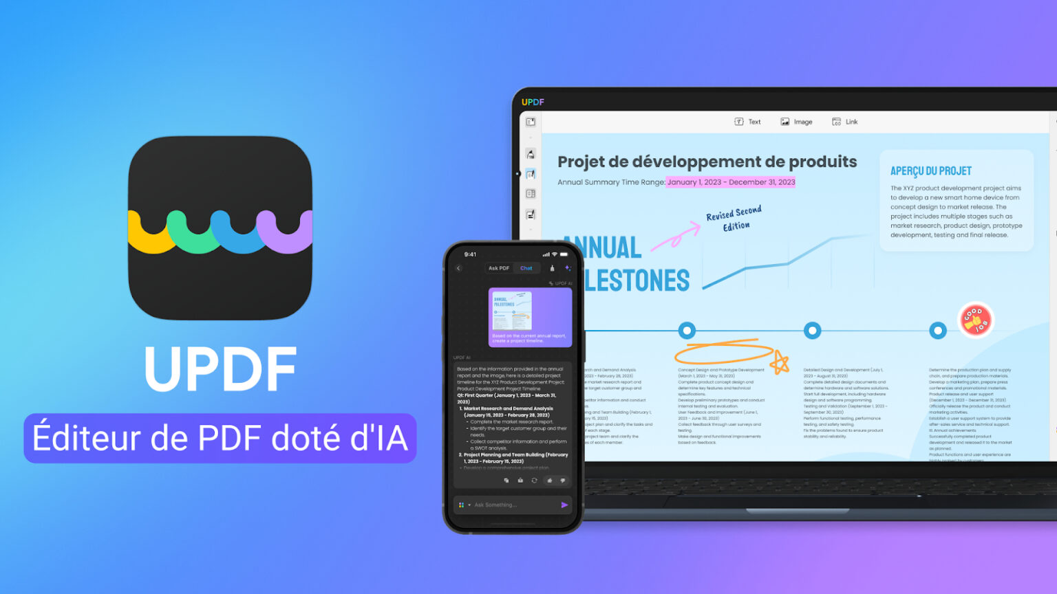 Travaillez plus intelligemment avec UPDF sur Mac, iOS et iPad. Déverrouillez le succès de fin d ...